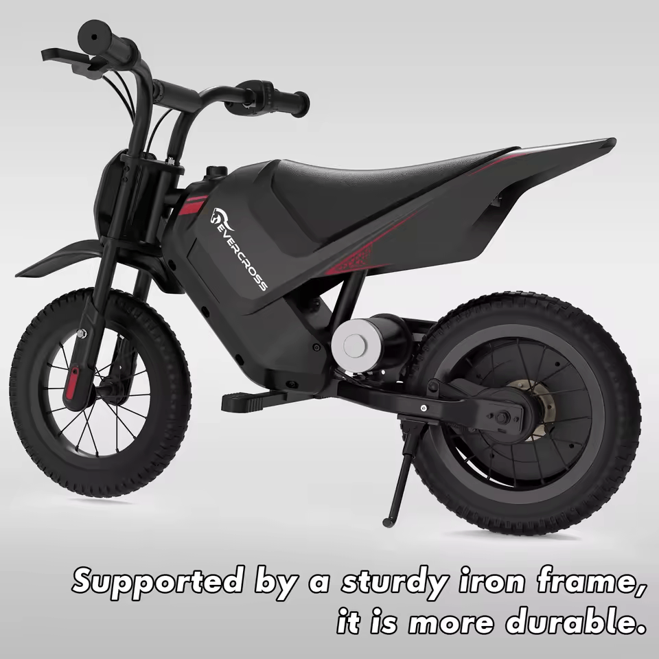 Electric Dirt Bike for Kids 150W, Adjustable Speed 8/16 km/h, Up to 10 ...